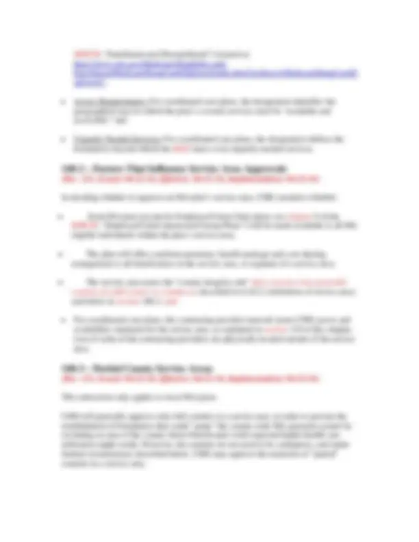 Medicare Managed Care Manual Chapter 4 | Study notes Nursing | Docsity