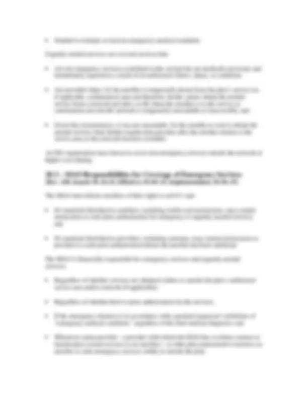 Medicare Managed Care Manual Chapter 4 | Study notes Nursing | Docsity