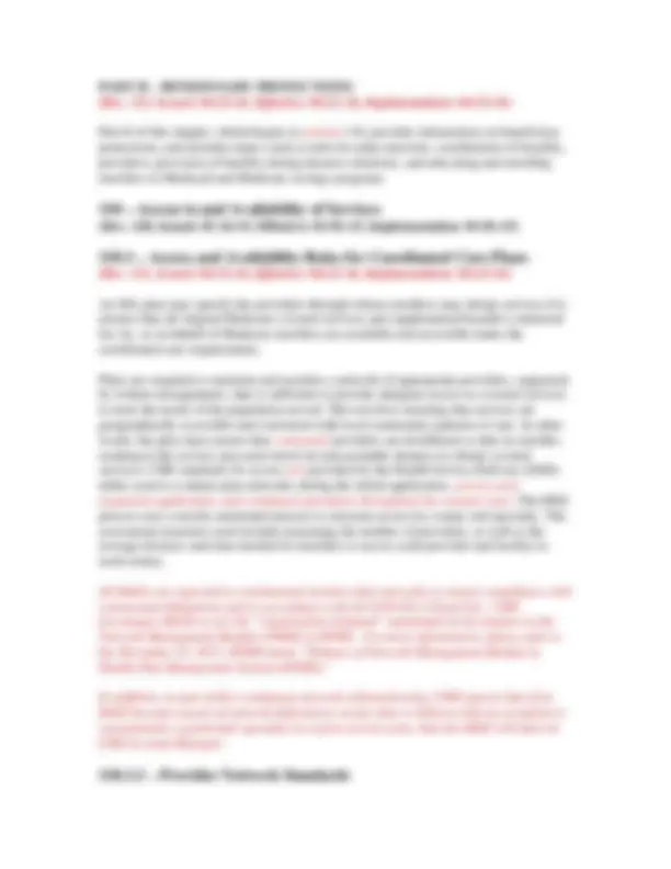Medicare Managed Care Manual Chapter 4 | Study notes Nursing | Docsity