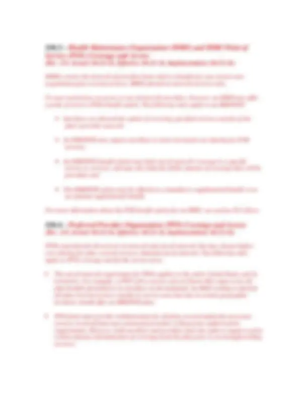 Medicare Managed Care Manual Chapter 4 | Study notes Nursing | Docsity