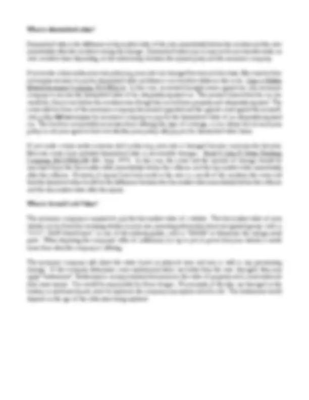 Understanding Your Auto Claim | Exercises Law | Docsity