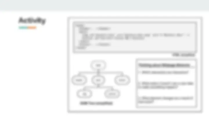 JavaScript and The DOM | Slides Technology | Docsity