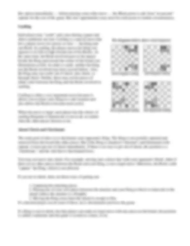 Chess Basic Moves and Captures | Slides French | Docsity