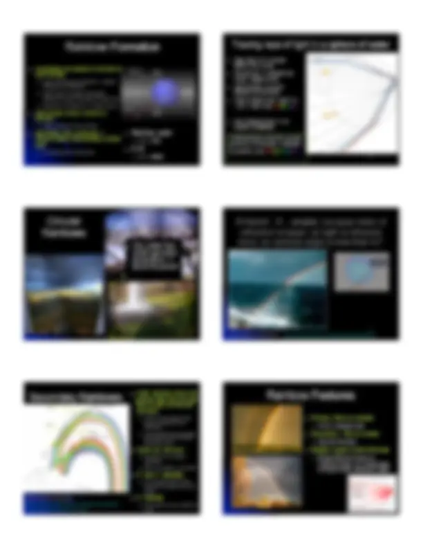 Atmospheric Optics | Study notes Optics | Docsity