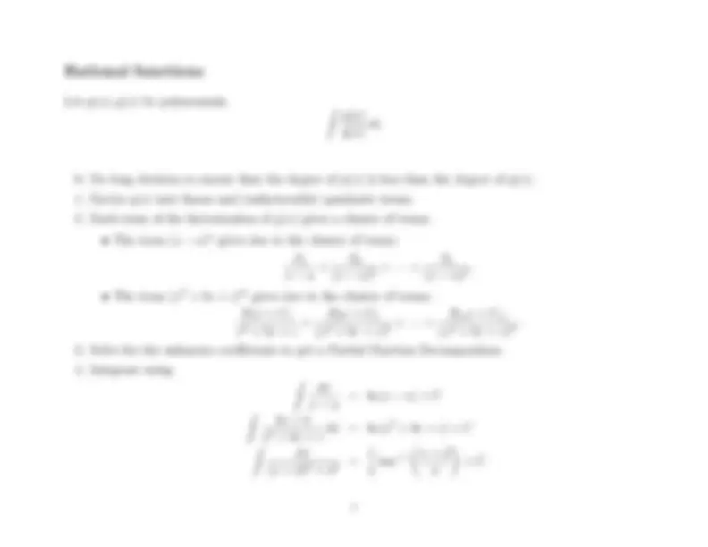 Integral forms that you need to know | Study notes Advanced Calculus ...