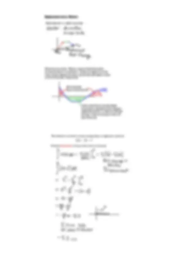 The Net Change Theorem | Slides Calculus | Docsity