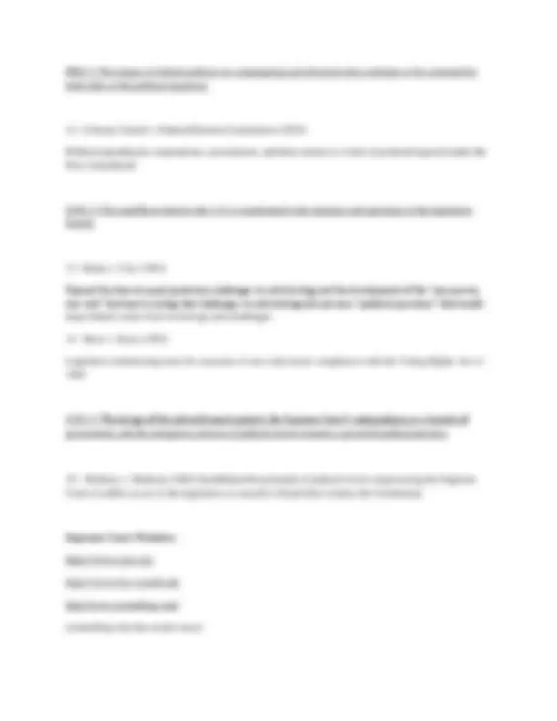 AP Government and Politics Required Supreme Court Cases | Slides ...