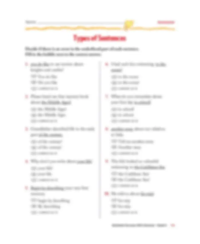 Types of Sentences: Grammar Practice for Grade 4 | Slides Grammar and ...