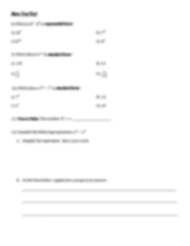 Do Now Lesson #9 – Rules of Exponents (Part 1) Rule | Study notes ...