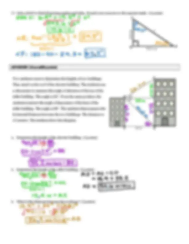 Integrated Math 2 Name | Schemes and Mind Maps Trigonometry | Docsity