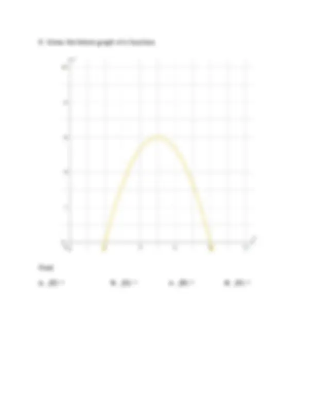 Function notation Worksheet | Exercises Calculus for Engineers | Docsity
