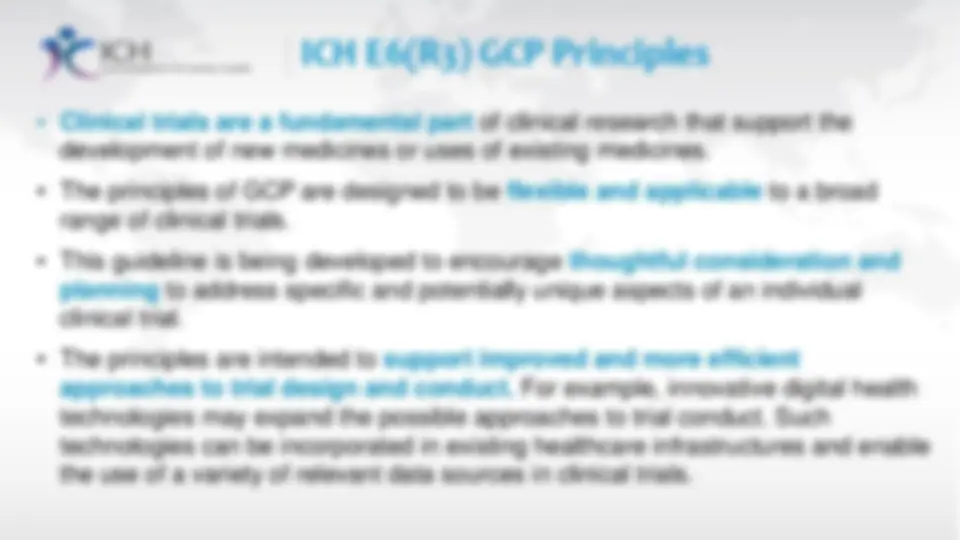 ICH E6(R3) Guideline for Good Clinical Practice (GCP) | Study notes ...