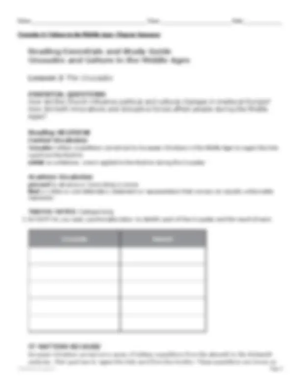 Chapter Summary Crusades and Culture in the Middle Ages | Slides ...