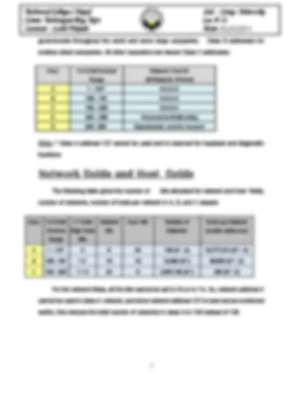 Comp. Networks Comm. Techniques Eng. Dpt. Lec.# 11 Lecturer | Study ...