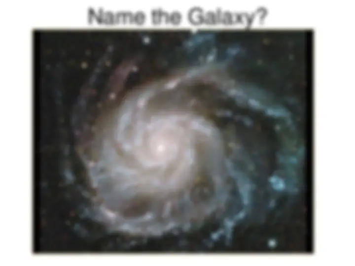 Main Types of Galaxies.pdf | Slides Astronomy | Docsity