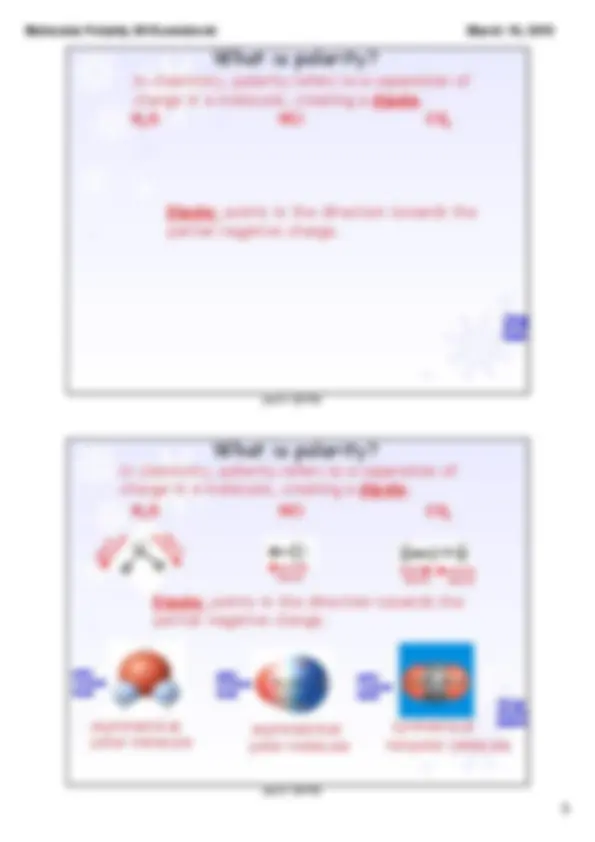 Molecular Polarity 2019.notebook | Study notes Molecular Chemistry ...