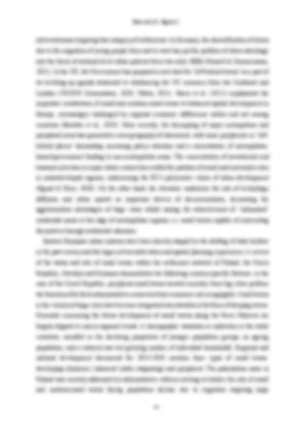 Small town development in peripheral areas | Lecture notes Construction ...