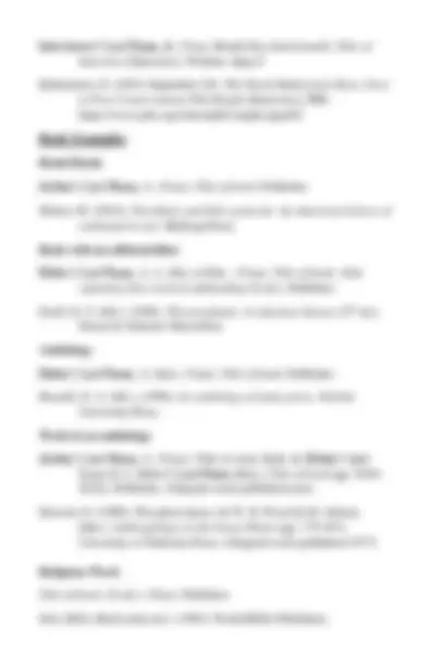 APA (7th Ed) Citation Examples | Exams Acting | Docsity