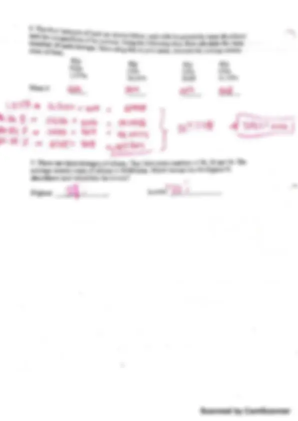 average atomic mass | Lecture notes Chemistry | Docsity