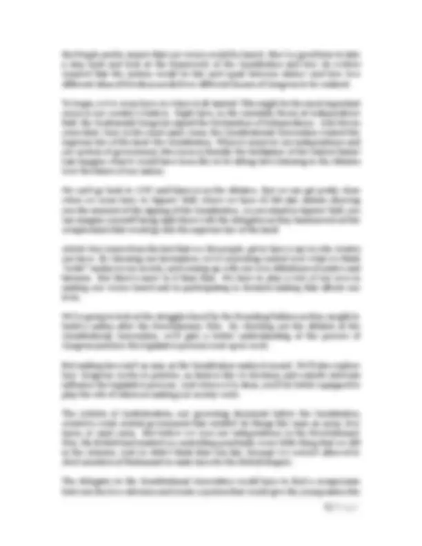 1 | P a g e Constitution Hall Pass: “The Legislative Branch ...