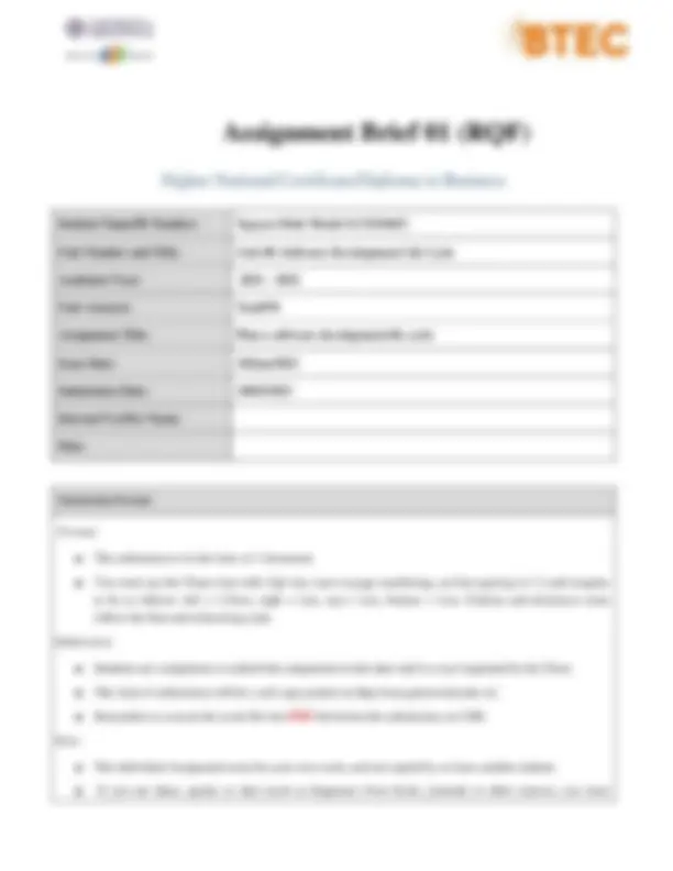 Software Development Life Cycle: A Case Study of Tune Source - Prof. Ho | Assignments Software ...