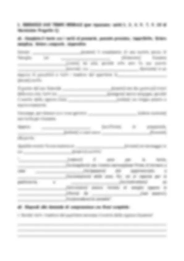 Italian practice on this | Exercises Italian | Docsity