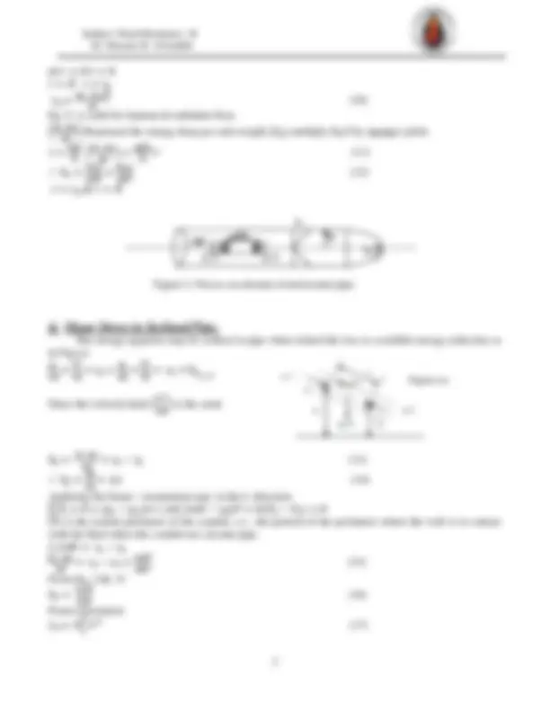Laminar Flow in Pipe of Circular Cross-Section | Slides Fluid Mechanics | Docsity