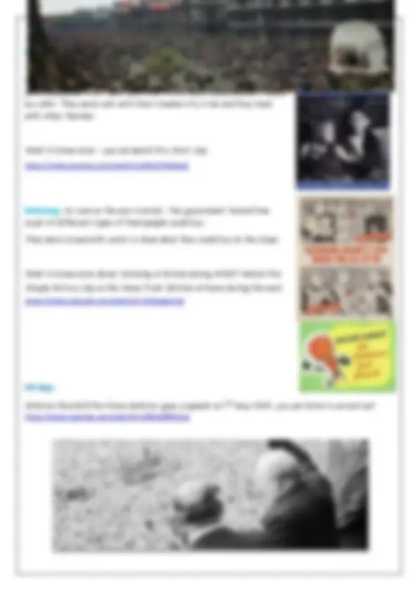 VE Day (Victory in Europe) – 8th May 1945 | Study notes History | Docsity