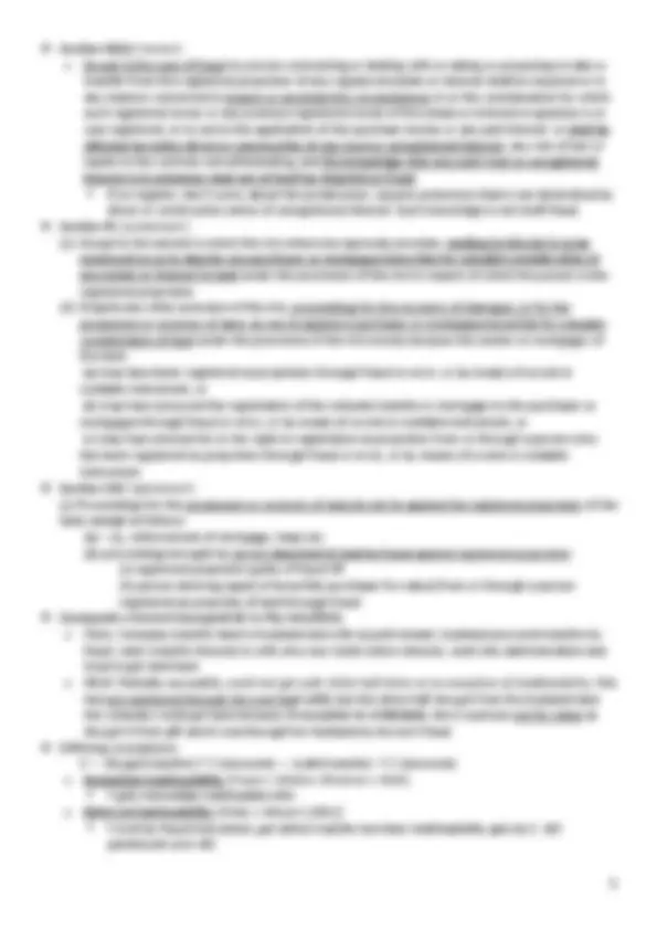 Torrens Title and Indefeasibility of Title | Exercises Law | Docsity