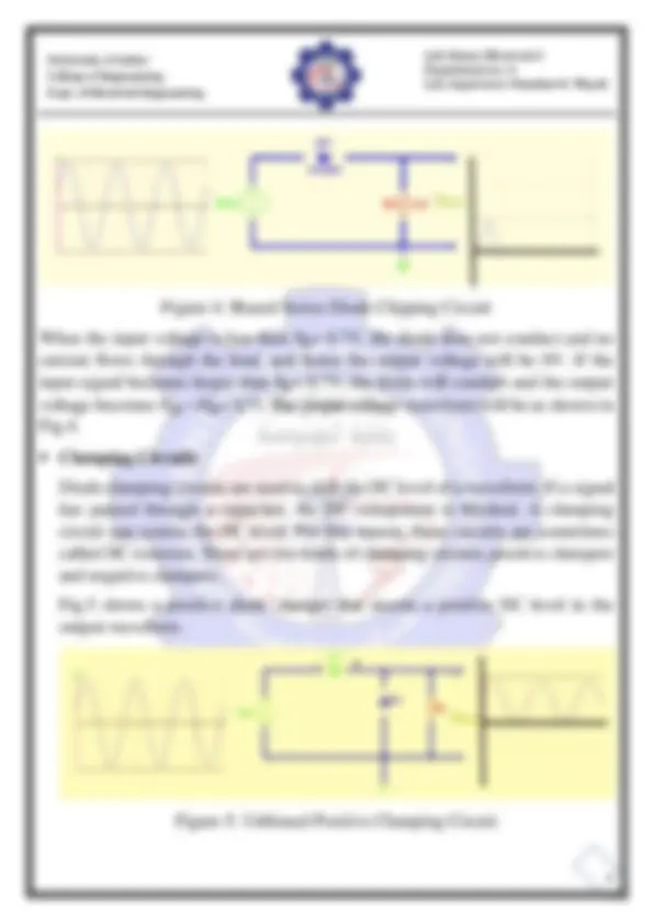 Diode Clipping and Clamping Circuits Experiment | Summaries Engineering ...