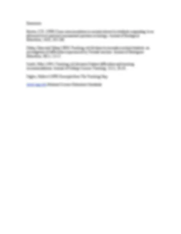 Teaching Meiosis and Punnett Squares | Lecture notes Biology | Docsity