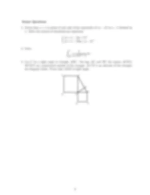 Mathematics Enrichment Club Problem Sheet 9 | Summaries Mathematics ...