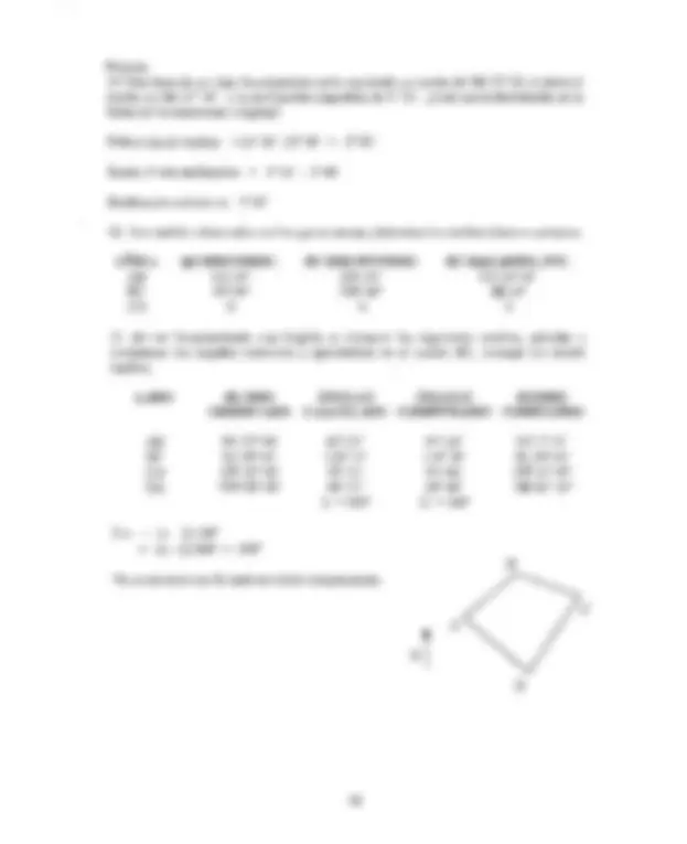 PROBLEMAS RESUELTOS DE TOPOGRAFIA | Ejercicios de Topografía | Docsity