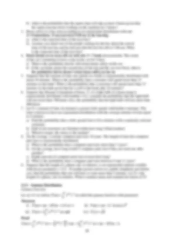 Probability and statistics 2 | Lecture notes Mathematics | Docsity