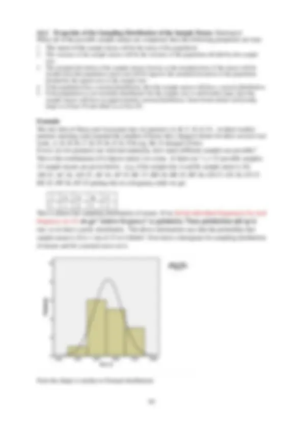 Probability and statistics 2 | Lecture notes Mathematics | Docsity