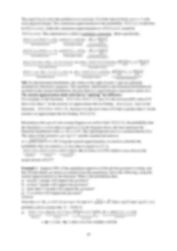 Probability and statistics 2 | Lecture notes Mathematics | Docsity