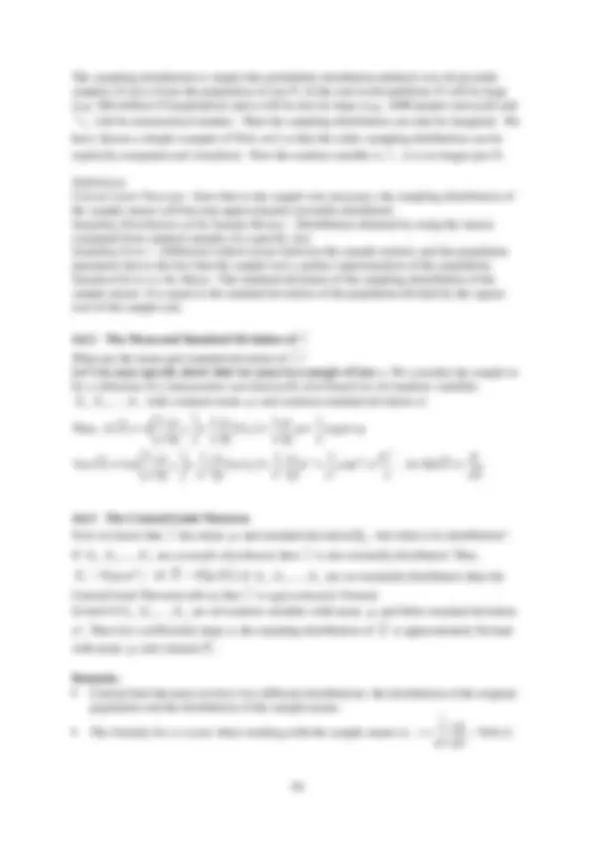 Probability and statistics 2 | Lecture notes Mathematics | Docsity
