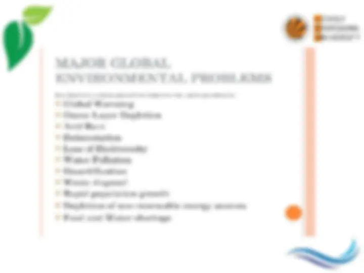 this is project related. | Cheat Sheet Environmental Science | Docsity
