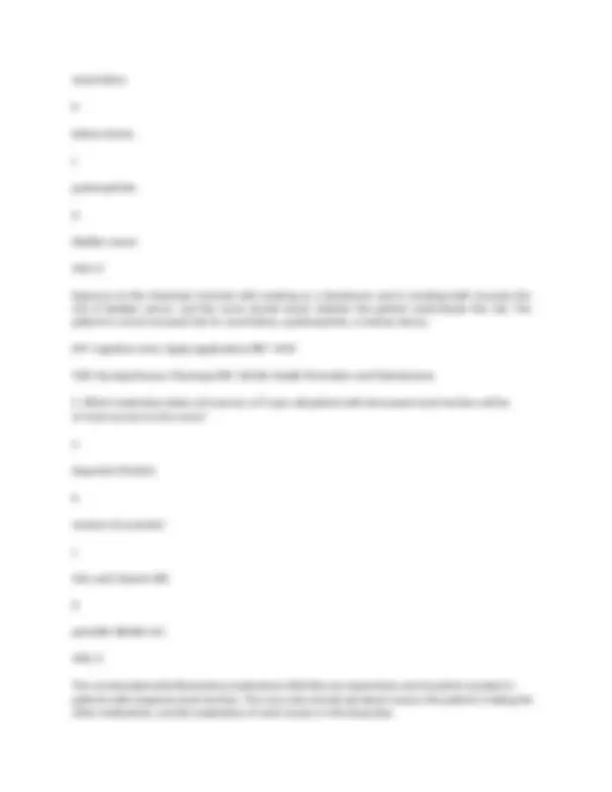 Nursing Assessment: Endocrine System Questions and Answers | Exams ...