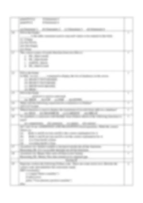 Computer Science (083) Sample Paper for Class XII | Exams Computer ...
