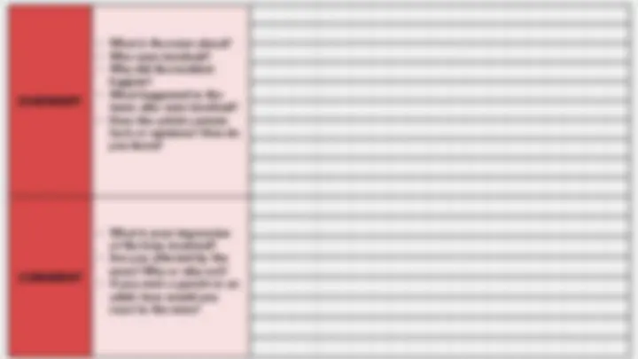 Critical responses for comprehension | Study notes English | Docsity