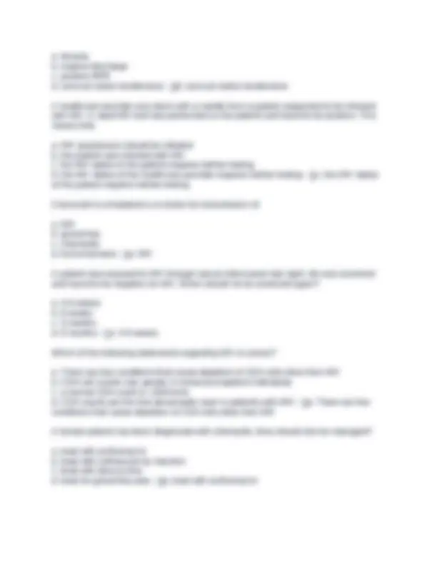 NR 661-Sexually Transmitted Diseases Question and ANSWERS. | Exams ...