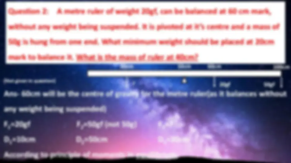 ICSE Physics Cheatsheet | Cheat Sheet Physics | Docsity