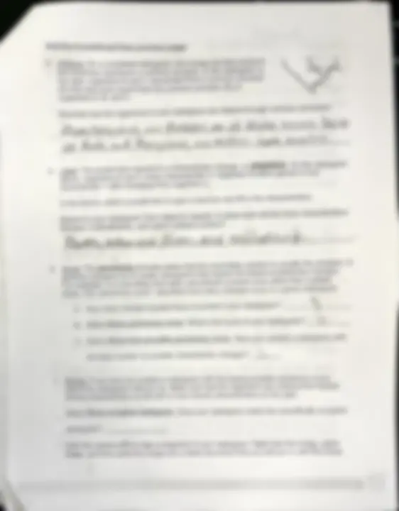 Student Exploration Cladograms | Study notes Biology | Docsity