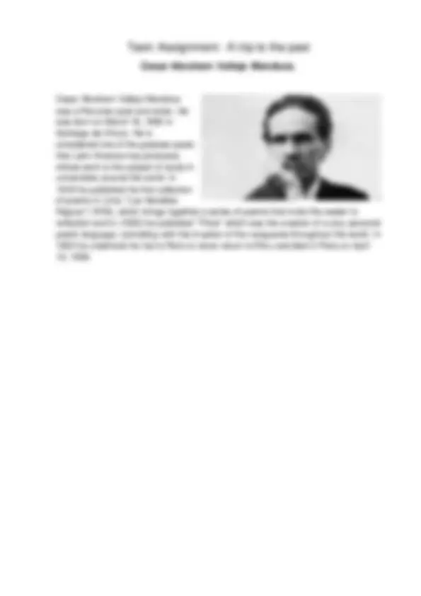 Cesar Abraham Vallejo Mendoza: A Pioneering Peruvian Poet | Ejercicios ...