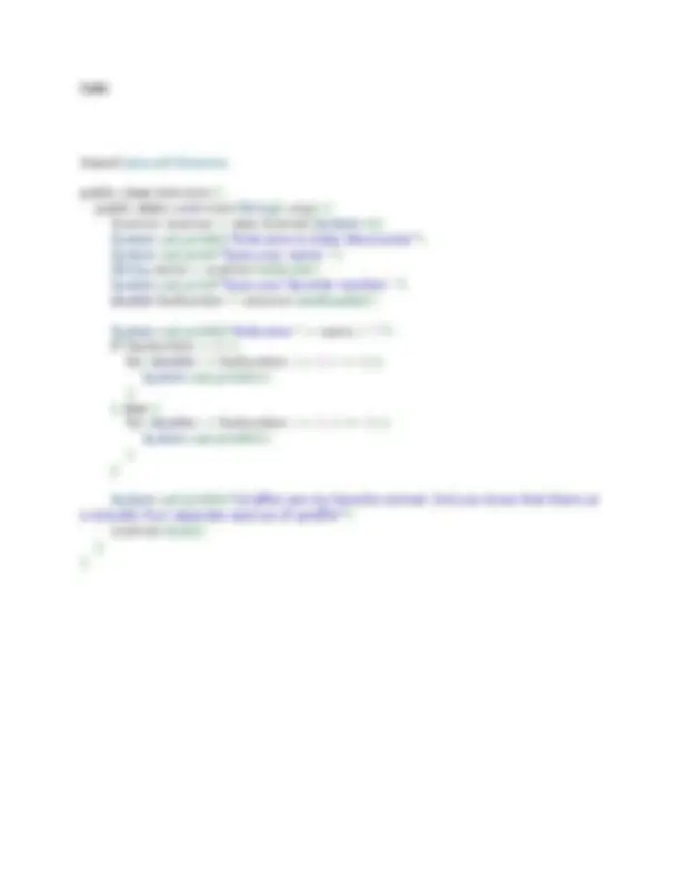 Welcome to Data Structures app | Assignments Java Programming | Docsity