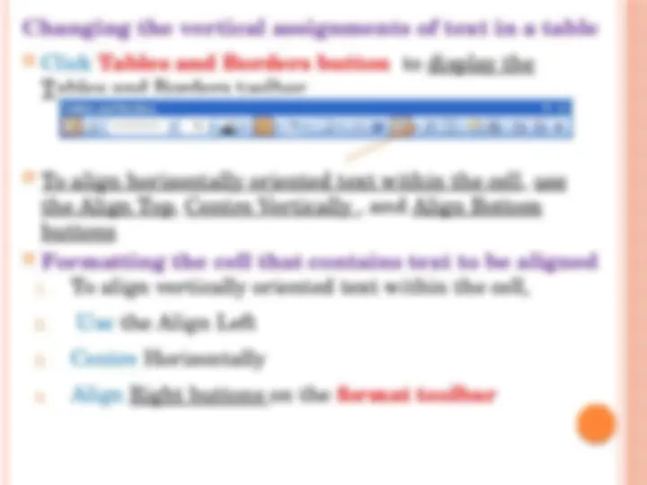 Introduction to ms word | Lecture notes Computer Applications | Docsity