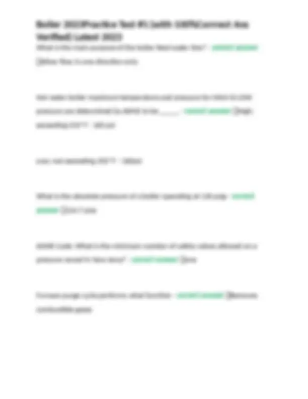 Boiler Operation Practice Test: Questions and Answers for 2023 | Exams ...