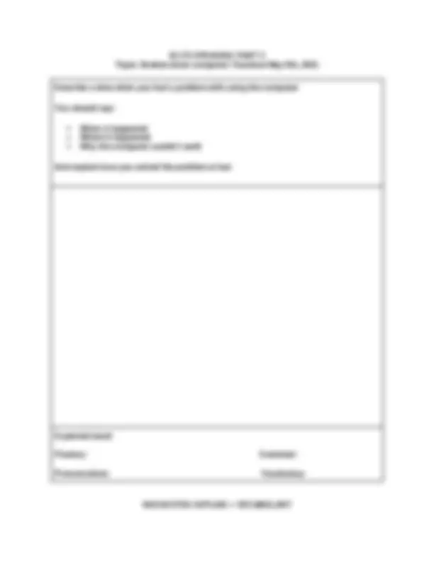 reading test_1010110 | Summaries Technical English | Docsity