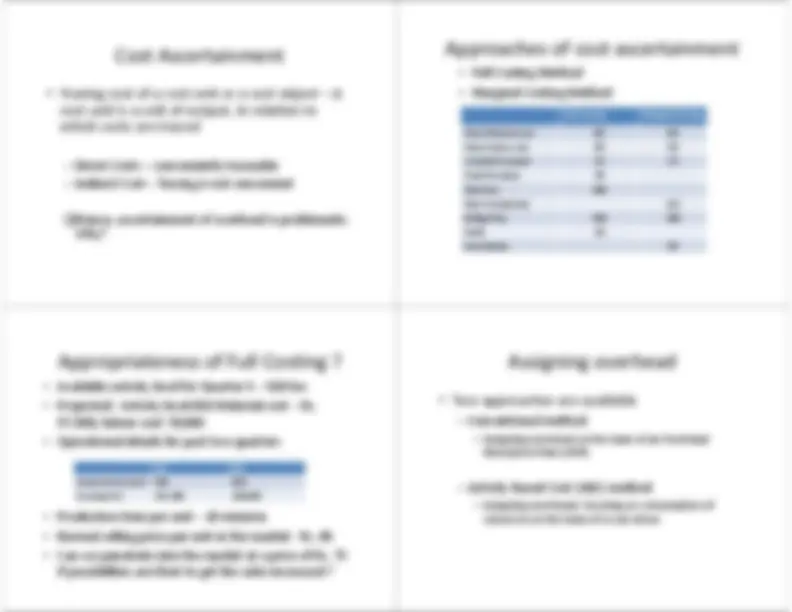 Cost Classification, Cost Assignment, and Cost Management: A ...
